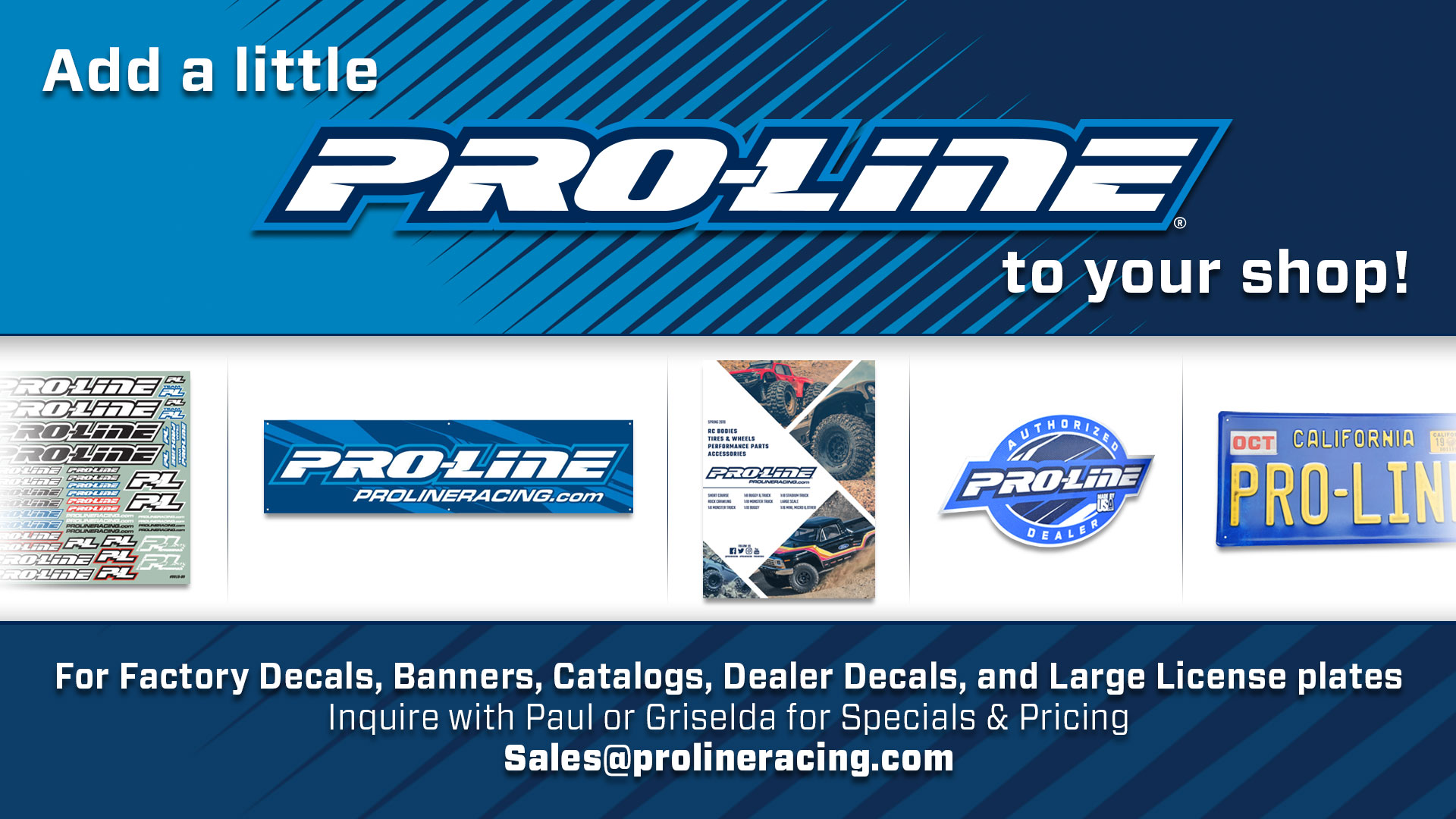 Pro-Line Dealer Resources
